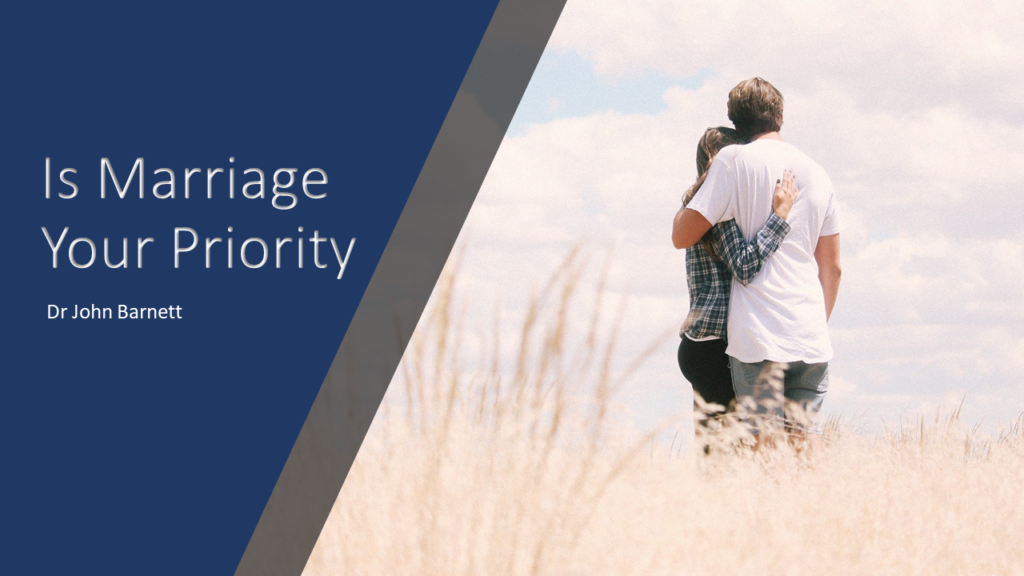 Is Marriage Your Priority? | Discover the Book Ministries